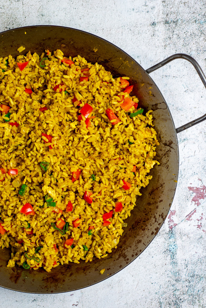 Gebratener Curryreis mit Gemüse - Opa kocht Reis & Hülsenfrüchte